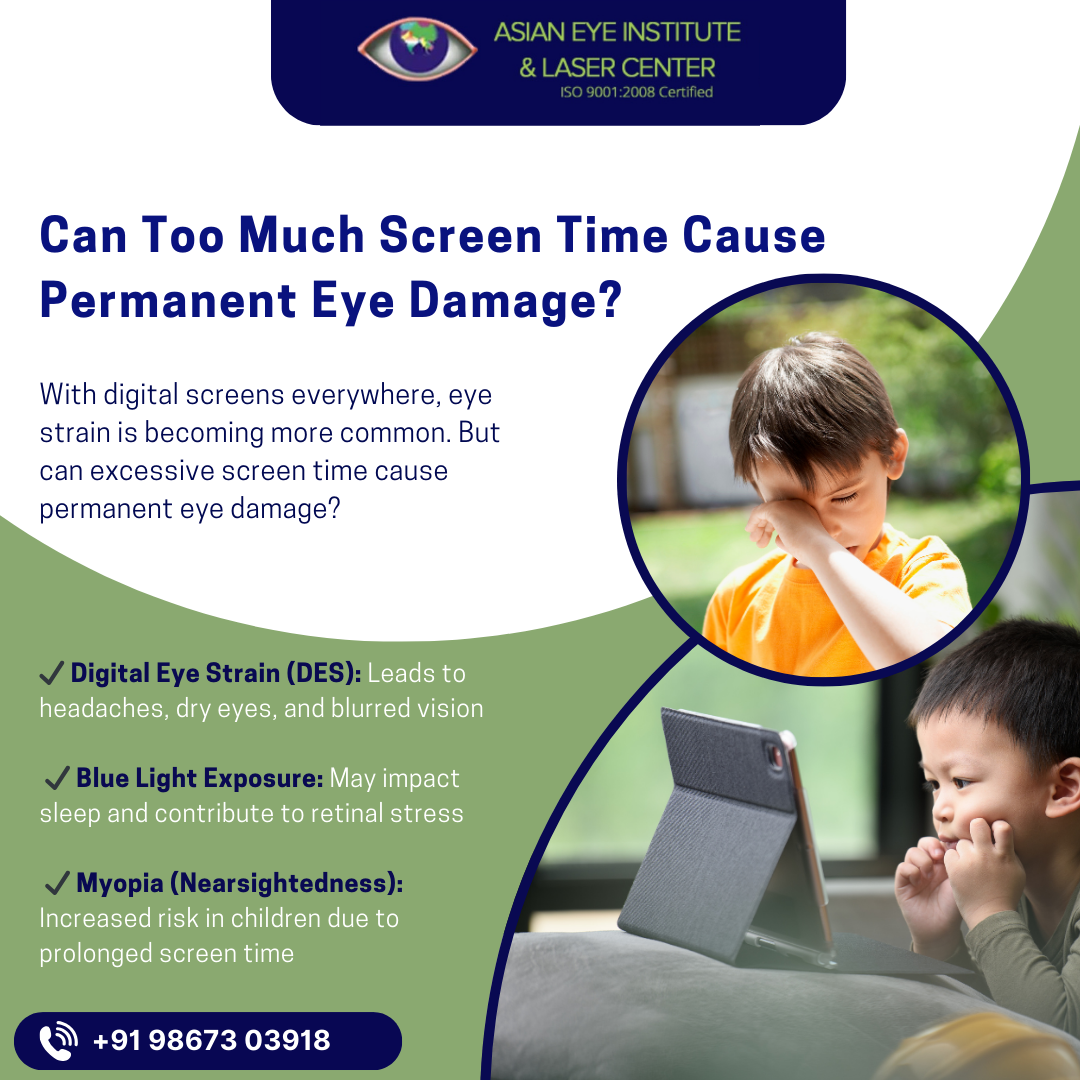 Can Too Much Screen Time Cause Permanent Eye Damage? - asianeye.co.in